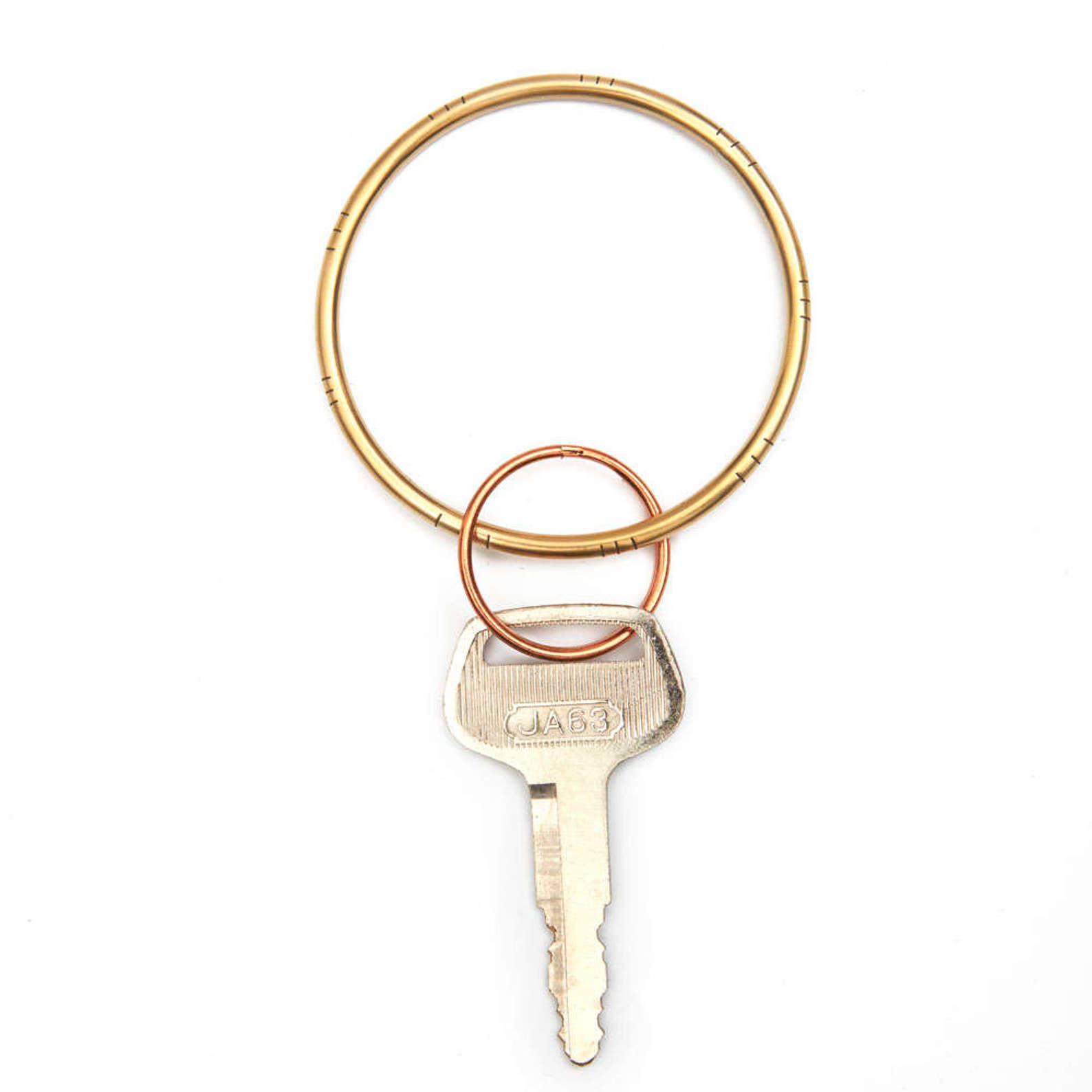 Hoop Key Chain Metal Hoop Keychain Big Hoop for Keys Hoop - Etsy