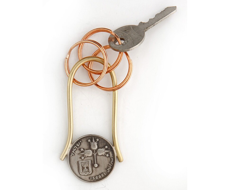 Israel Keychain Jewish Pomegranate Charm - Etsy