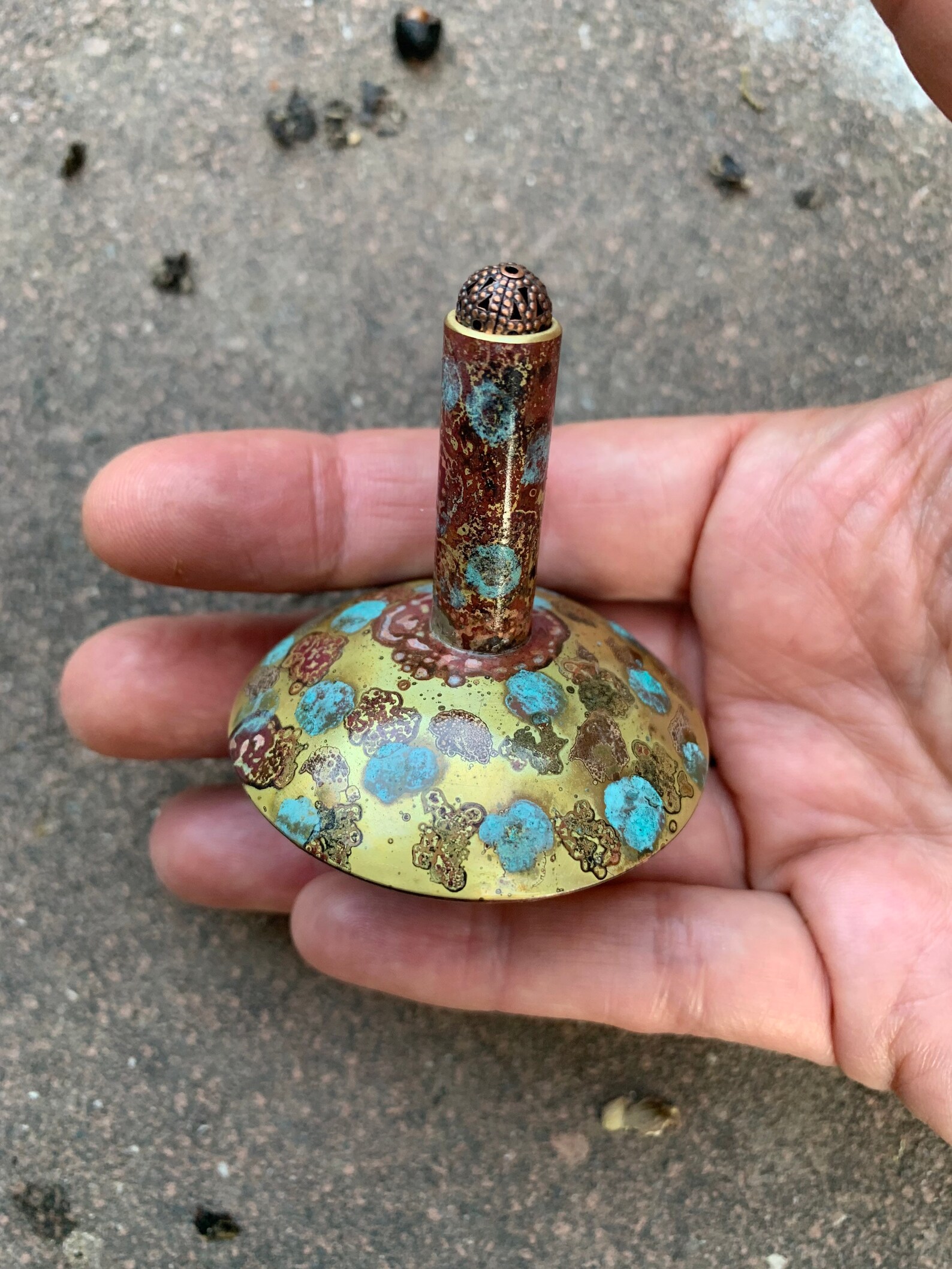 Hanukkah Metal Dreidel - Etsy