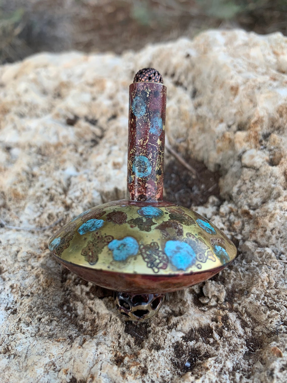 Hanukkah Metal Dreidel - Etsy