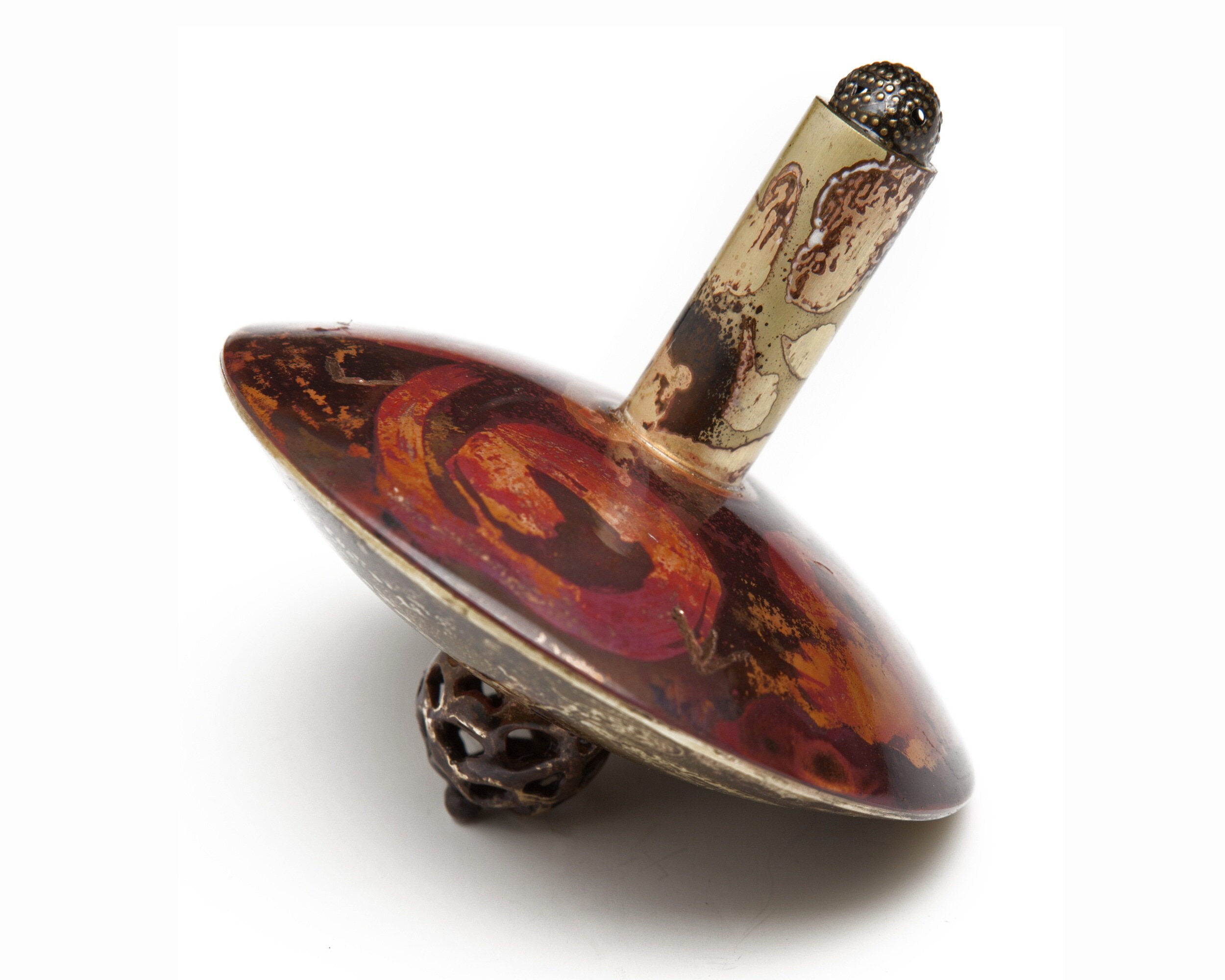 Jewish Dreidel, Dreidel, Metal Dreidel, Metal Spinning Top, Handcrafted ...