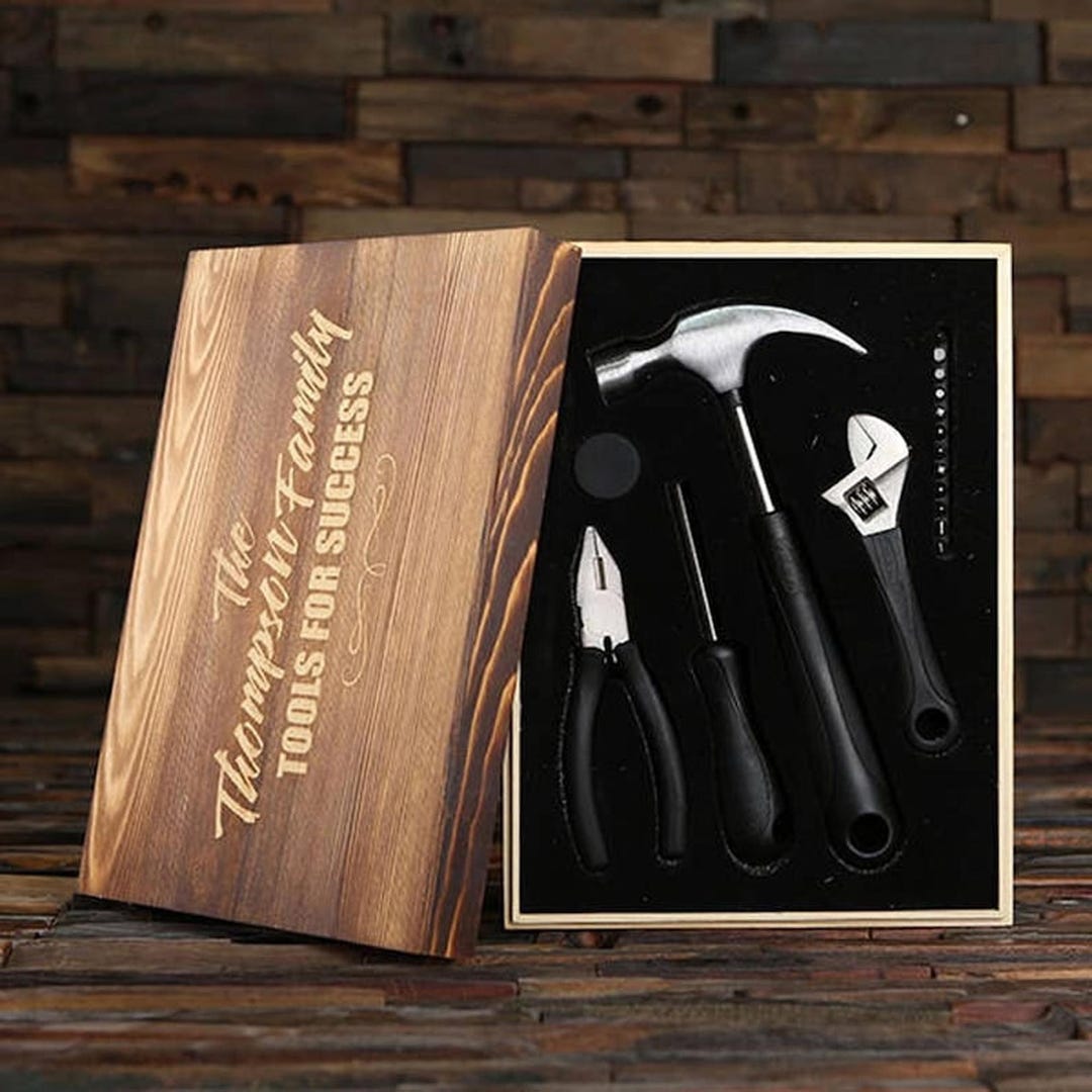 Personalized Tool Set With Hammer, Pliers and Other Tools Monogrammed ...