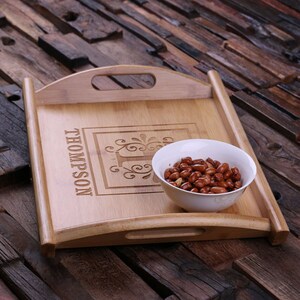 Personalized Engraved Wood Serving Tray House Party Customized ...