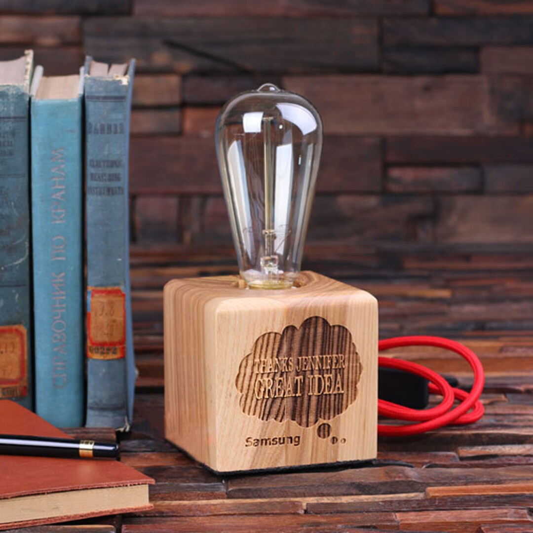 Edison Lamp Award™ Personalized Awards Plaques Trophies - Etsy