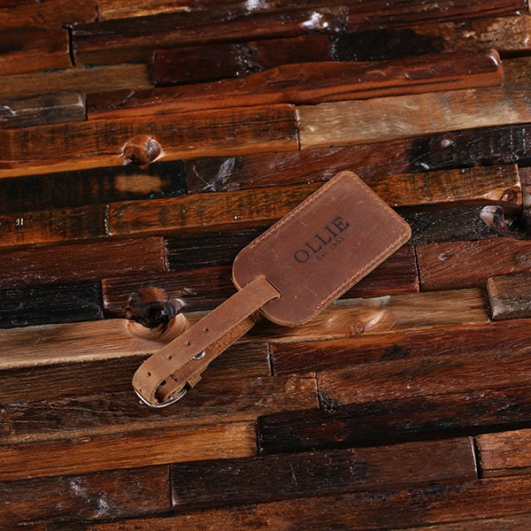 Monogrammed Leather - Etsy