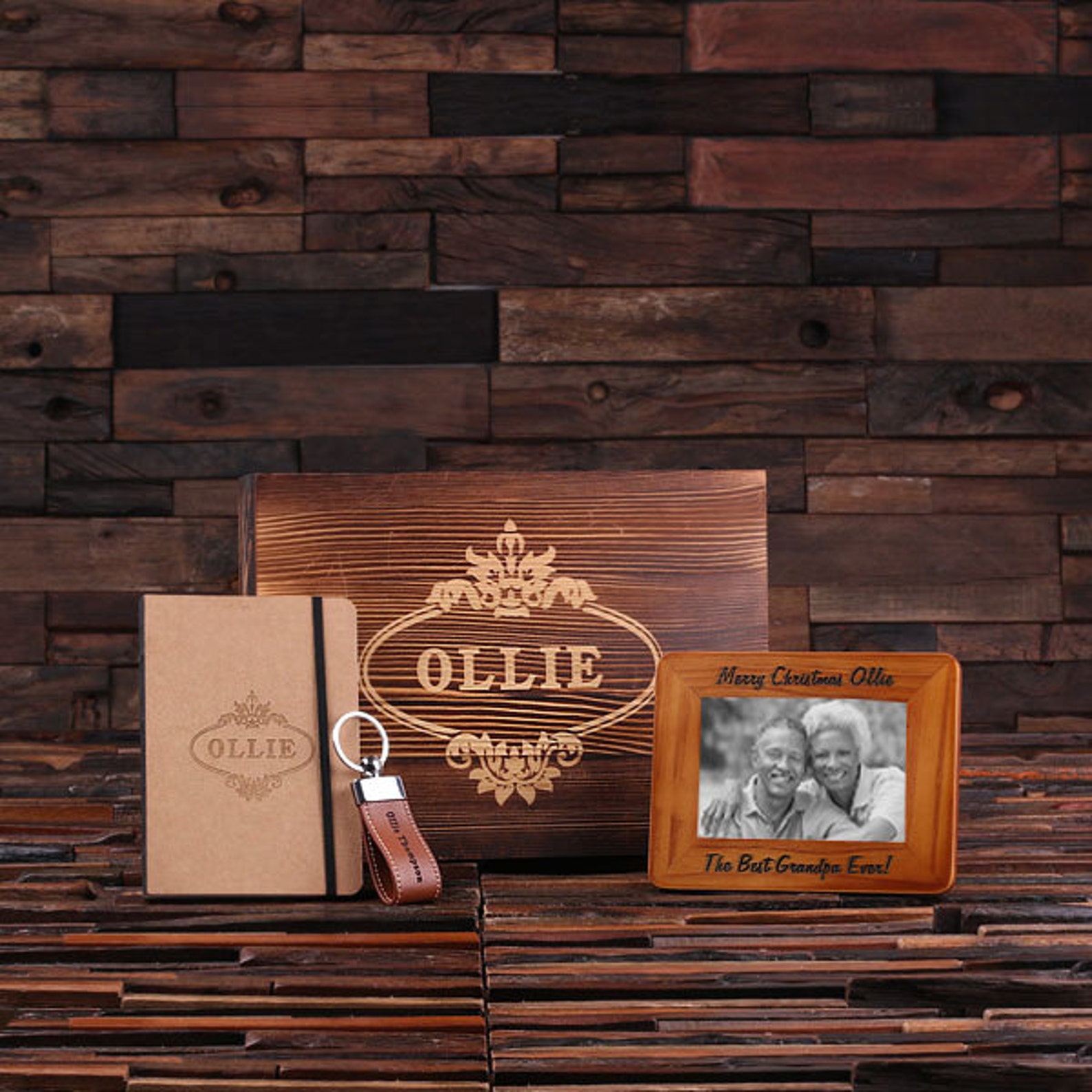 4pc Gift Set Personalized Holiday Christmas With Notebook - Etsy