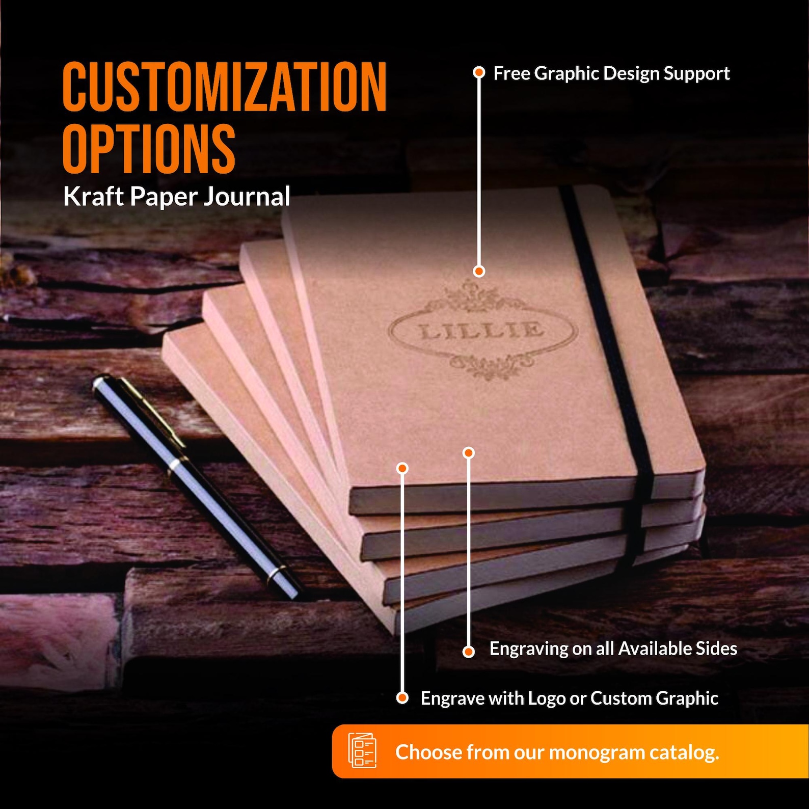 Personalized Custom Journal Notebook (024410) - Etsy