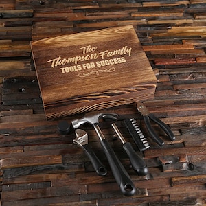 Personalized Tool Set With Hammer, Pliers and Other Tools Monogrammed ...