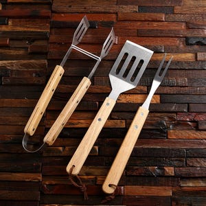 Personalized Grill Master 4-PC Grill Utensil Set - Etsy