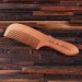 Personalized Natural Wood Comb Engraved Monogrammed 024210 - Etsy