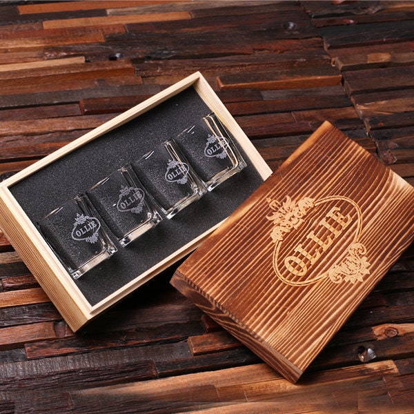 Shot Glass Box - Etsy