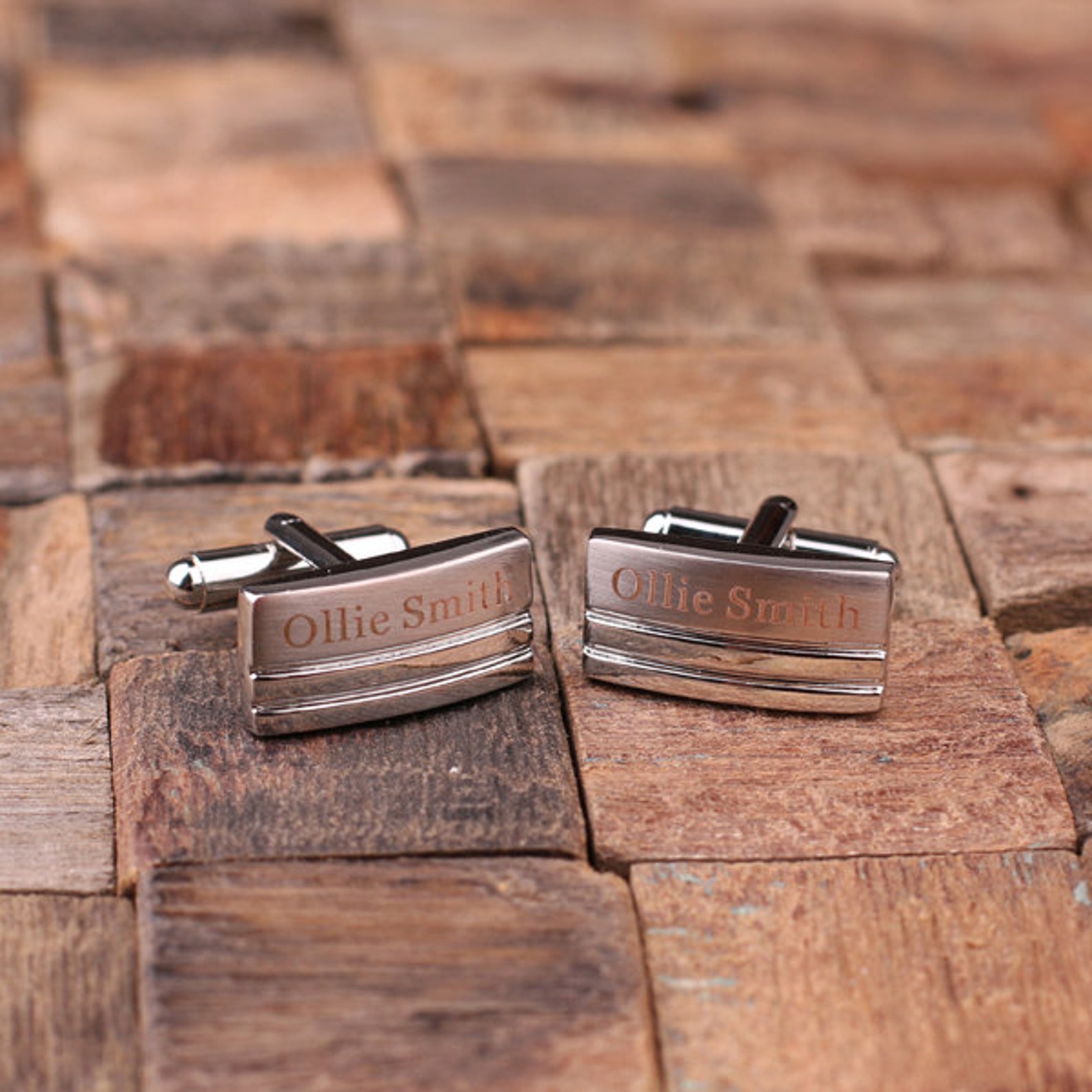 Classic Rectangular Cuff Link - Etsy