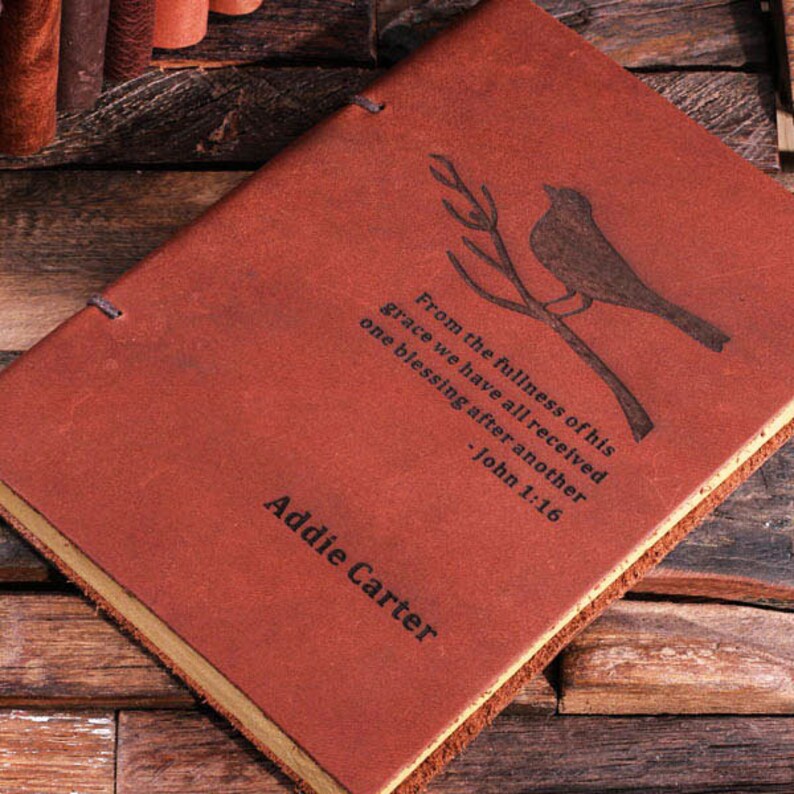 Personalized Monogrammed Engraved Wedding Notebook Leather - Etsy