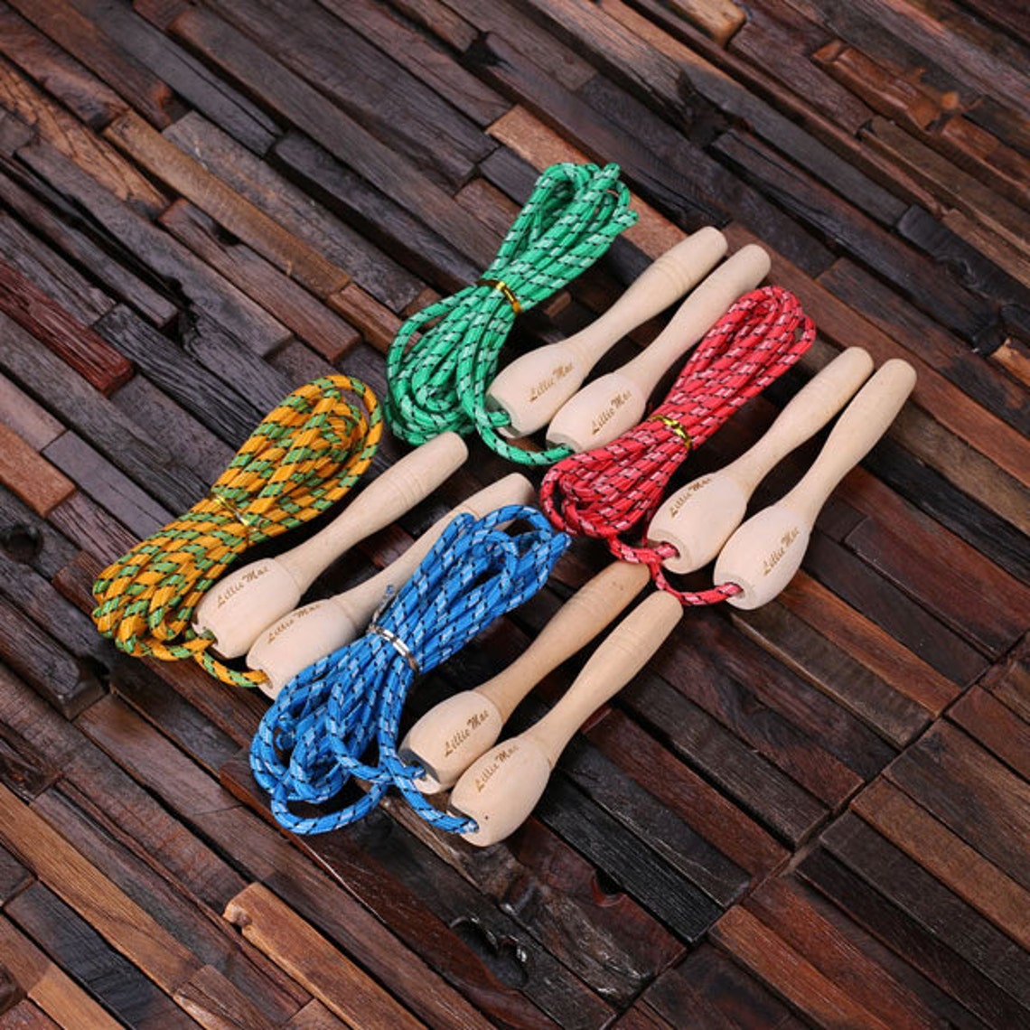 Blue Personalized Kid's Jump Rope Boy or Girl Birthday - Etsy