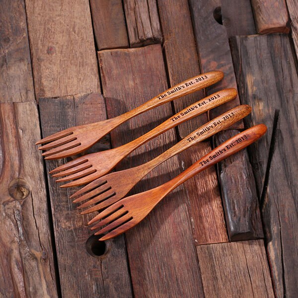 Bamboo Forks - Etsy