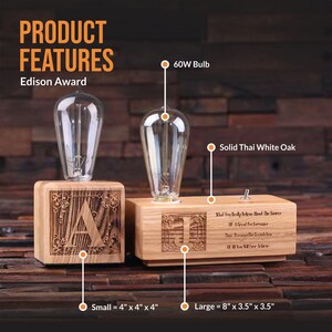 Edison Lamp Award™ – Personalized Awards, Plaques, Trophies, Trophy ...