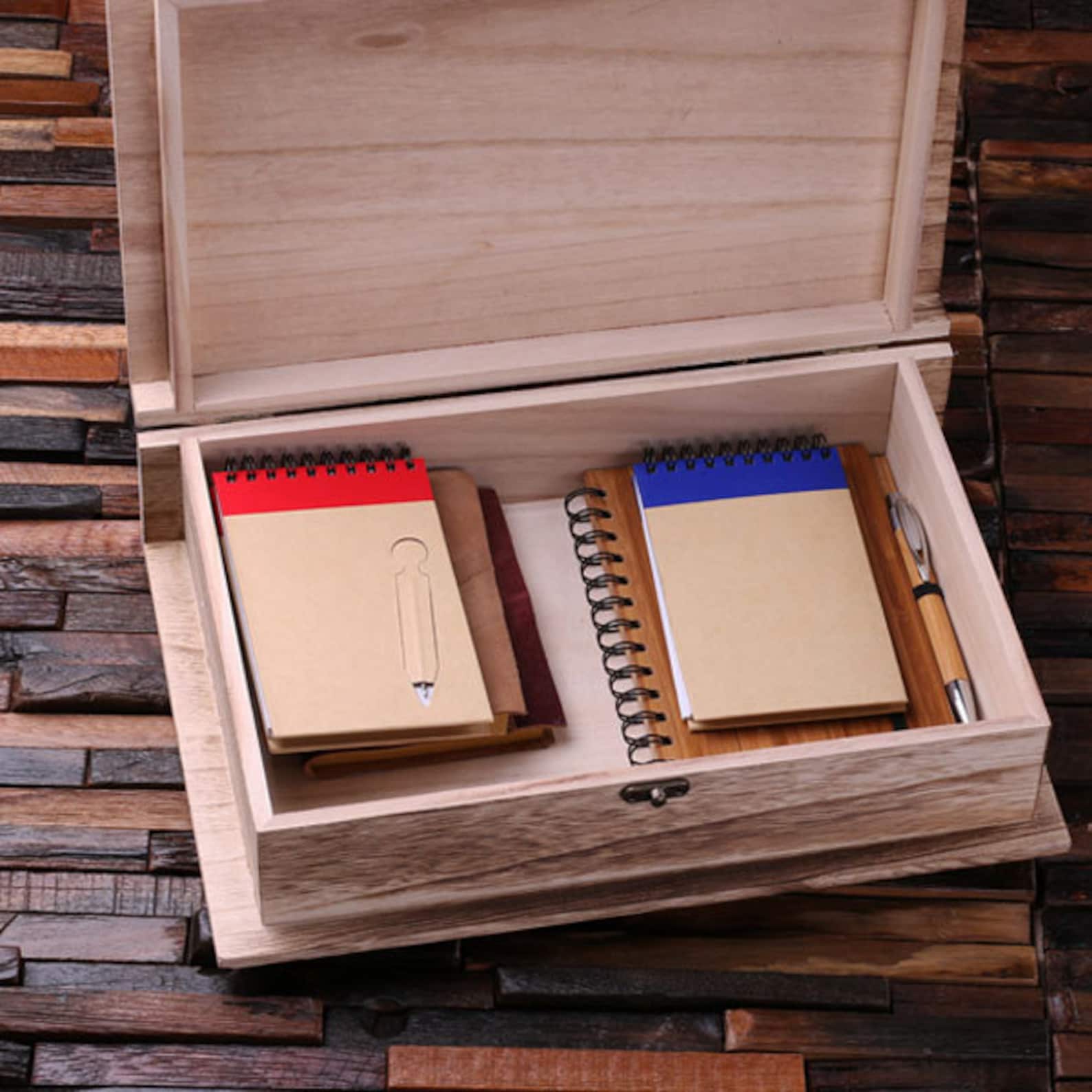 Personalized Wood Book Box Monogrammed Engraved 024632 - Etsy