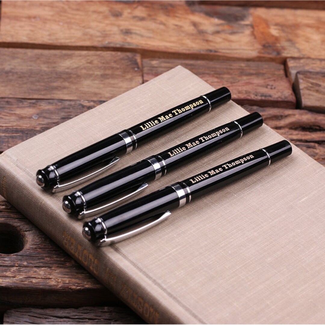 3 Personalized Pens Coworker Corporate Promotional - Etsy