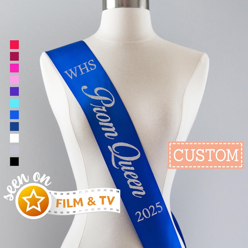 Custom Sash - Etsy