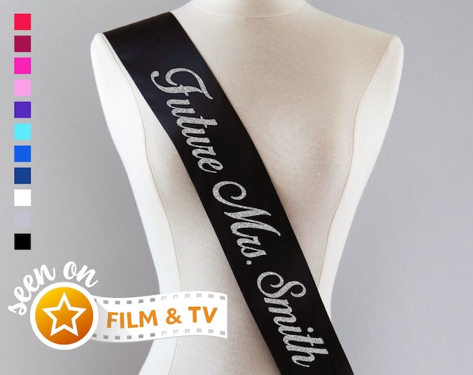 Future Mrs. Sash Bridal Sash Wedding Sash Bride Sash Bachelorette Party ...