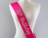 18th Birthday Sash 18th Birthday Party Cheers to 18 Years 18th | Etsy