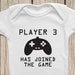 Player 3 Has Joined the Game ONESIES ® Brand Bodysuits Baby - Etsy