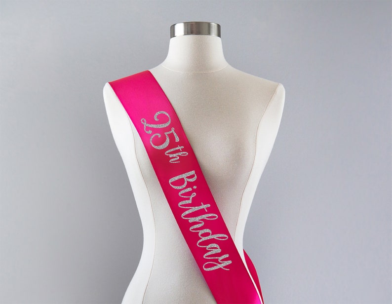 25th Birthday Sash 25th Birthday Party Cheers to 25 Years 25th | Etsy