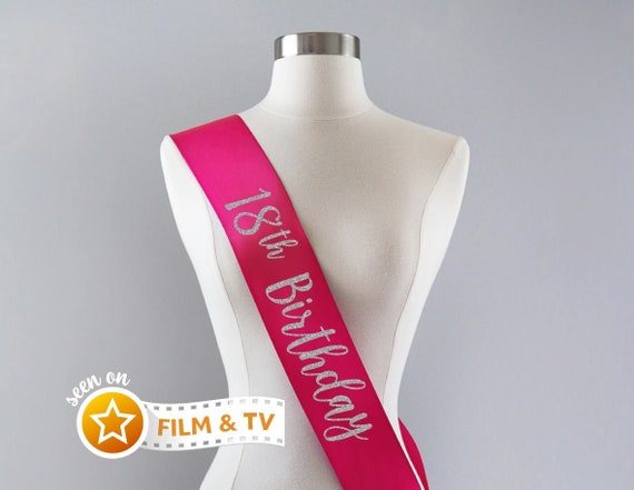 18th Birthday Sash 18th Birthday Party Cheers to 18 Years - Etsy