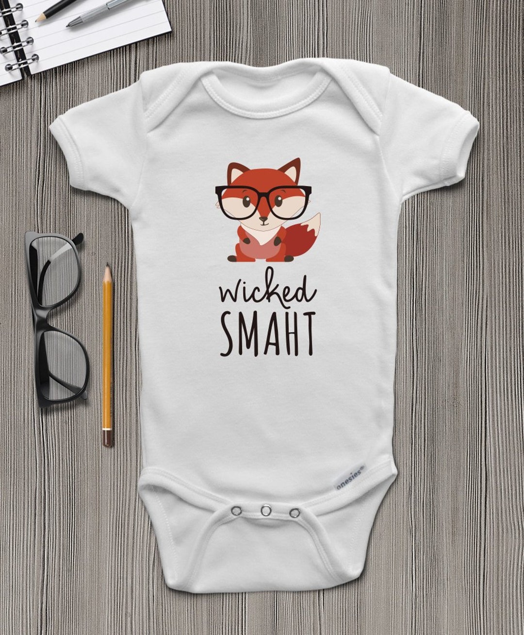 Wicked Smaht ONESIES ® Brand Bodysuits or Baby T-shirt Boston Baby ...