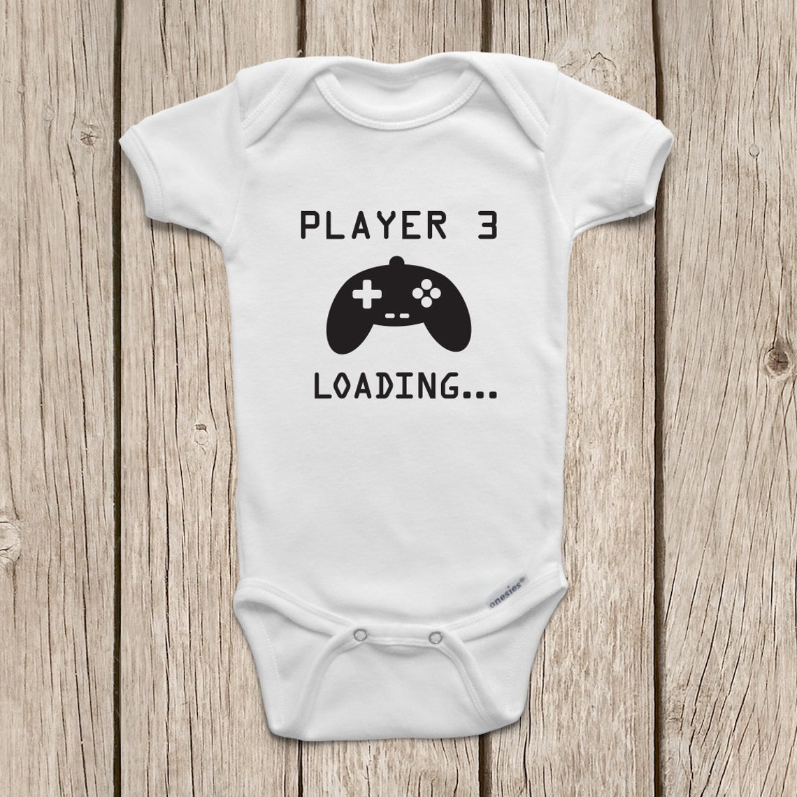 Player 3 Loading Gamer Pregnancy Announcement ONESIE® | Etsy
