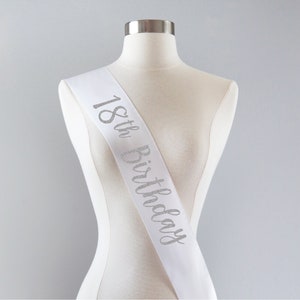 18th Birthday Sash | 18th Birthday Party Cheers to 18 Years 18th ...