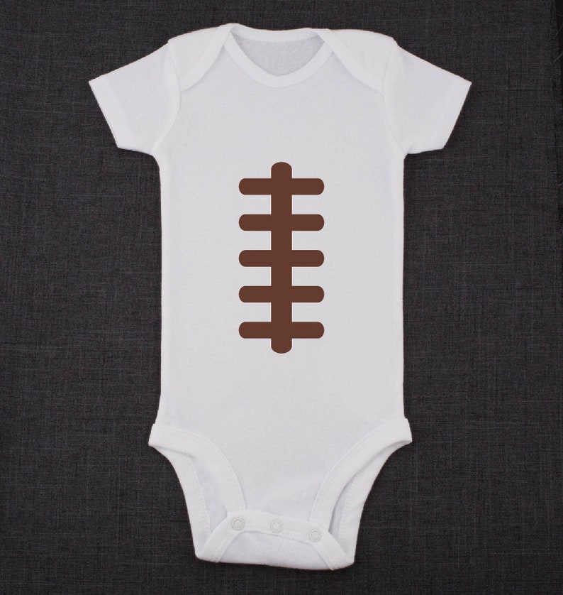 Football ONESIES ® Brand Baby Bodysuit Personalized With Name - Etsy