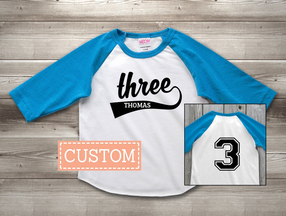 Personalized 3rd Birthday Shirt, Personalized Third Birthday Shirt, Custom 3rd Birthday Boy, 3rd ...