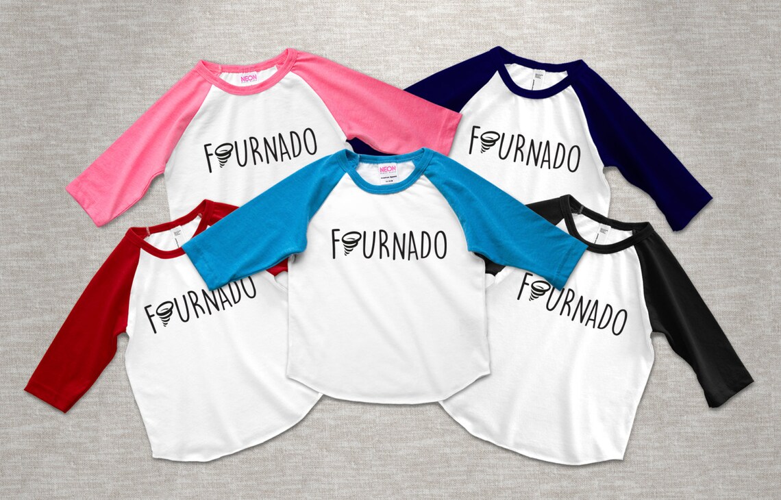 Fournado Four Year Old Boy Shirt Fournado Fourth Birthday - Etsy