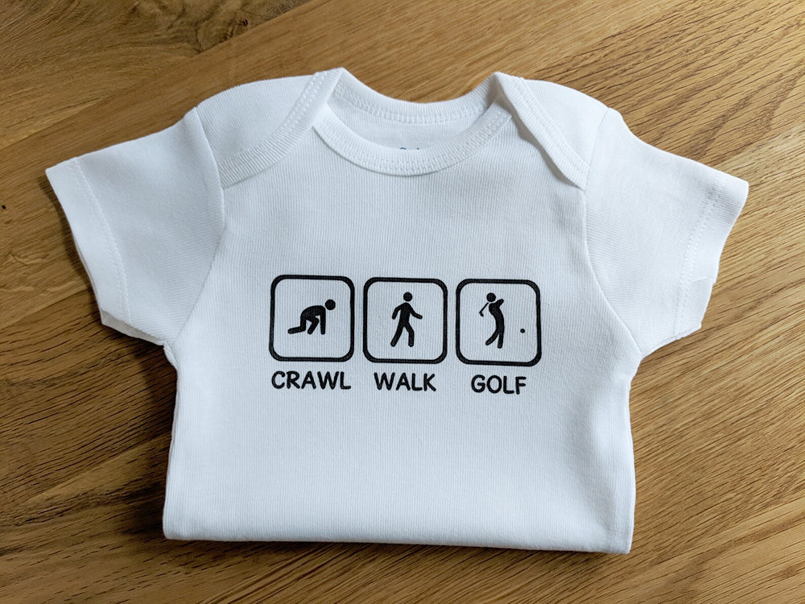 Crawl Walk Golf ONESIES ® Brand Bodysuits Golfer Gift, Golf Fan Baby T ...