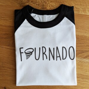 Fournado Four Year Old Boy Shirt, Fournado Fourth Birthday Boy, 4th ...