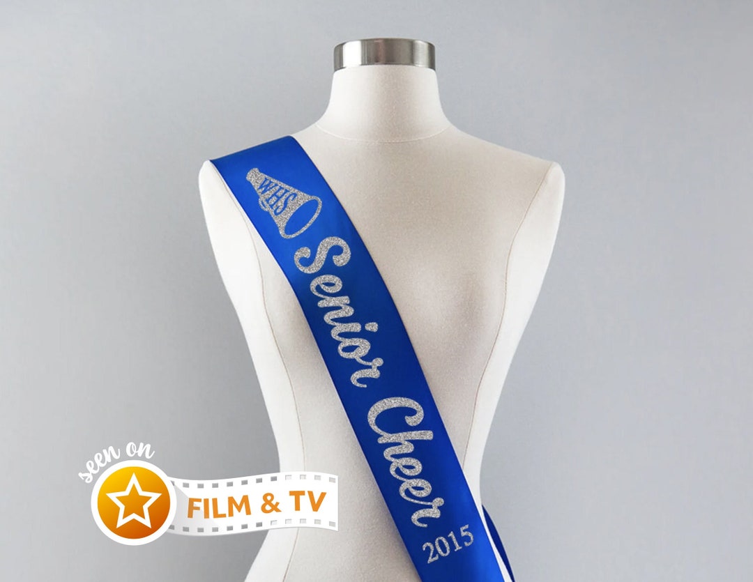 Senior Cheer Sash | Cheerleading Sash Cheerleader Sash Cheer ...