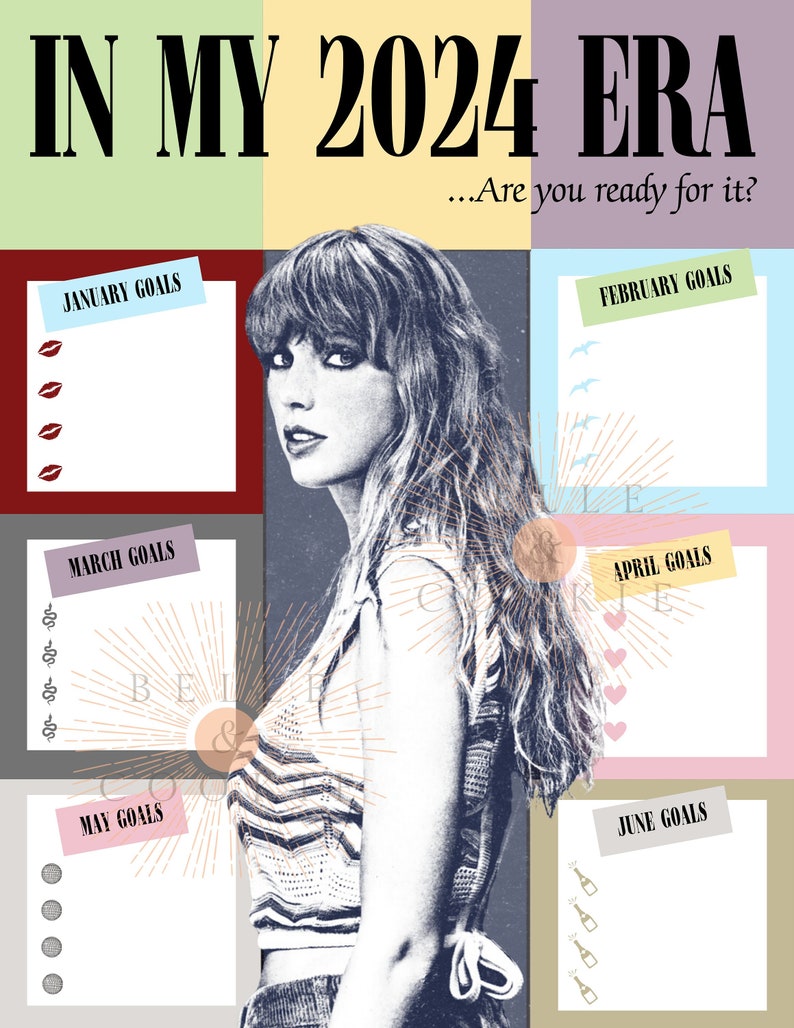 In My 2024 Era Goal Setting Sheet Taylor Swift Download Printable ...