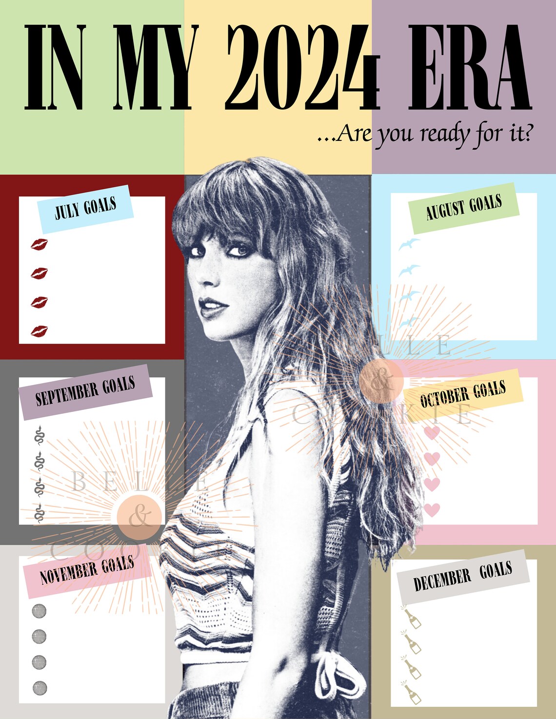 In My 2024 Era Goal Setting Sheet Taylor Swift Download Printable ...