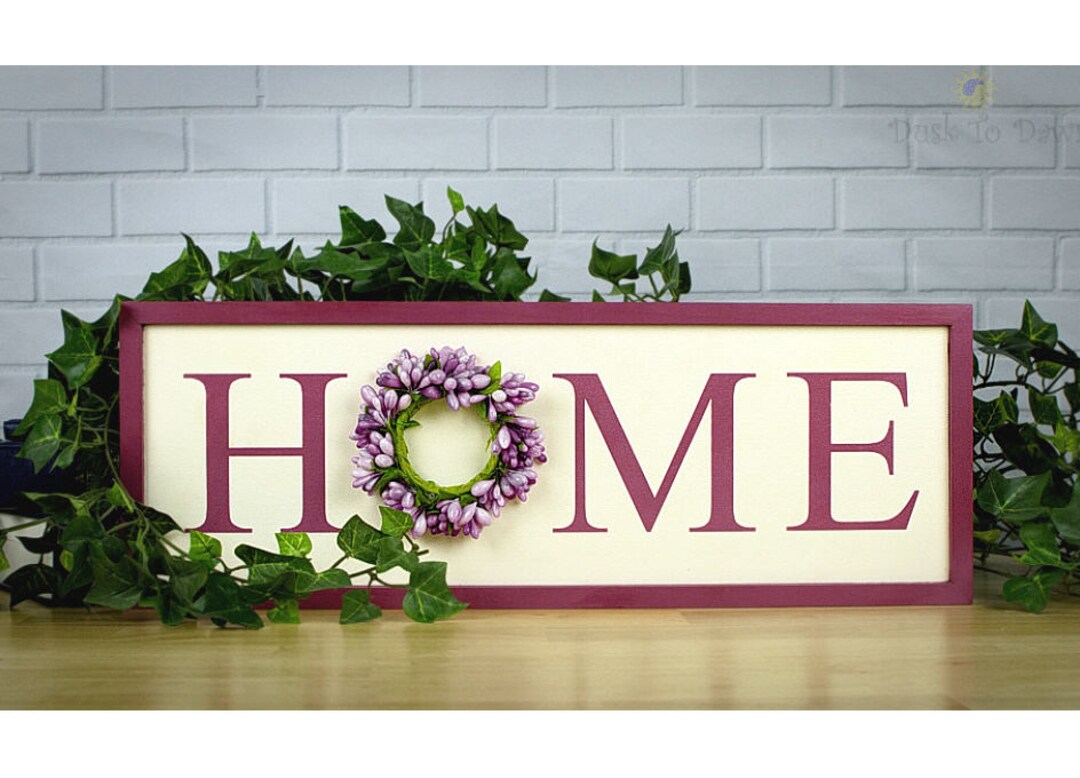 HOME Sign Country Home Sign Farmhouse Home Farmhouse Decor - Etsy