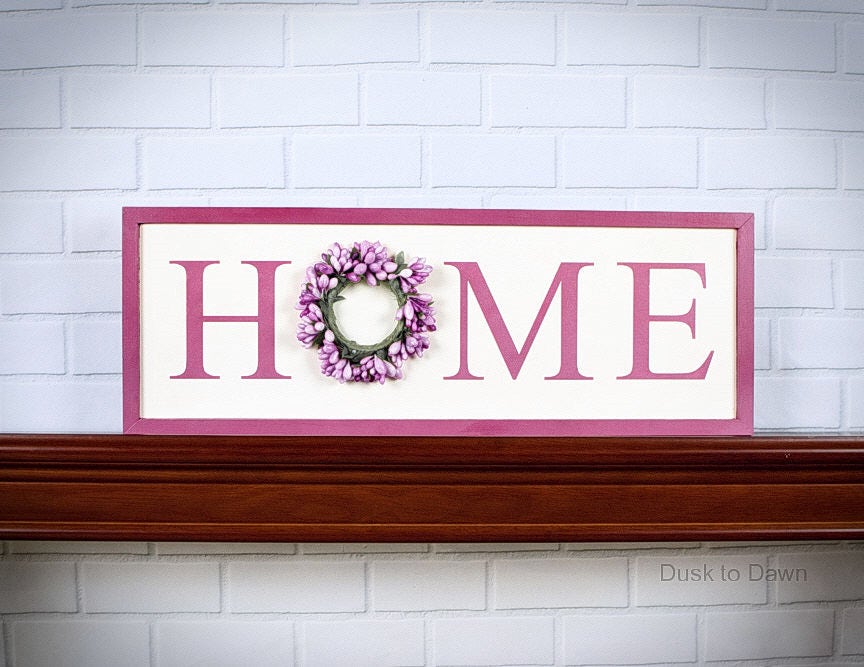 HOME Sign Country Home Sign Farmhouse Home Farmhouse Decor | Etsy