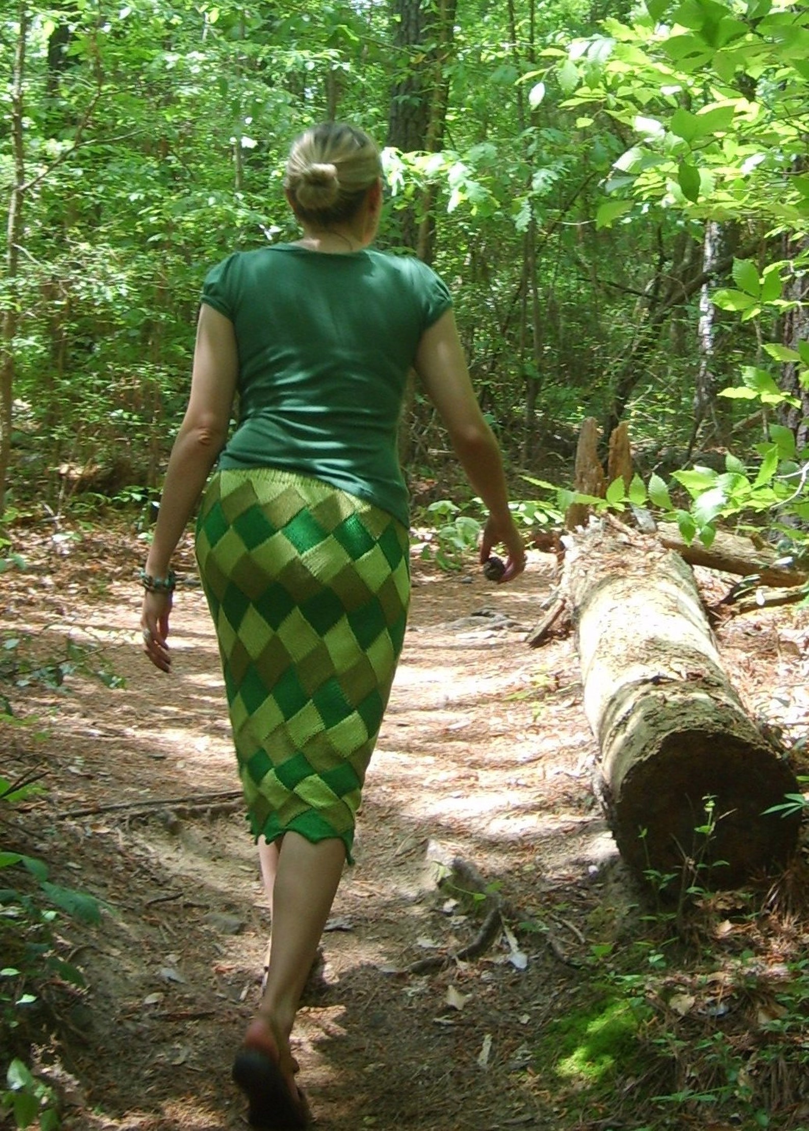 Green Mamba Skirt PDF Knitting Pattern - Etsy