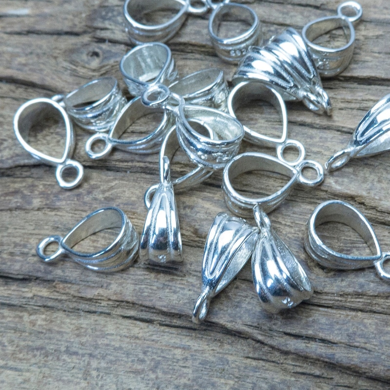 Sterling Silver Bail - Etsy