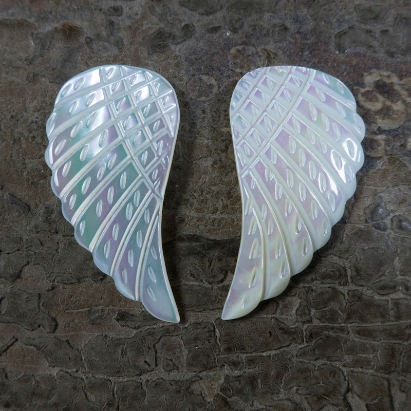 White Angel Wing Hair - Etsy