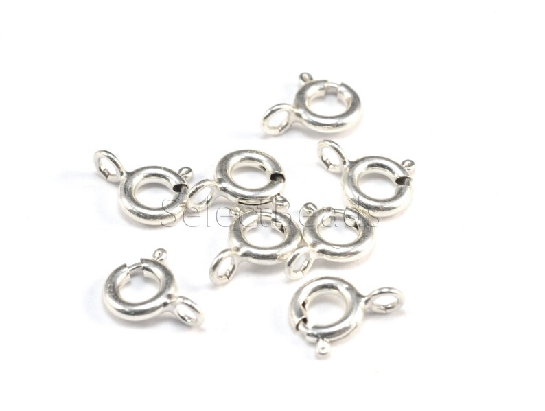 Spring Clasp Neckalce Clasp Chain Clasp Sterling Silver | Etsy