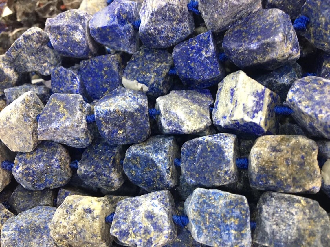 Raw Lapis Lazuli - Light Blue Big Nuggets - Raw Nuggets Supplies ...