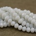 White Quartz Beads Rondelle Glass Beads Crafting Beads - Etsy