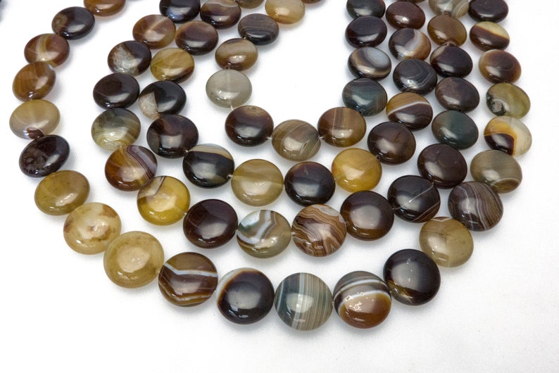 Brown Sardonyx Beads Brown Banded Agate Gemstone Stripe - Etsy