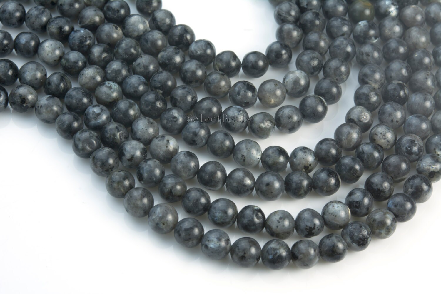 Black Labradorite Beads Labradorite Gemstone Beads Round - Etsy
