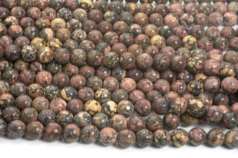 Leopardskin Jasper Beads Natural Stone Beads Wholesale - Etsy